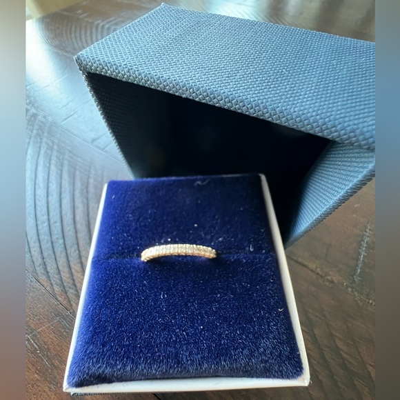Blue Nile | Jewelry | Pave Diamond Ring In Solid 4k Yellow Gold By Blue ...